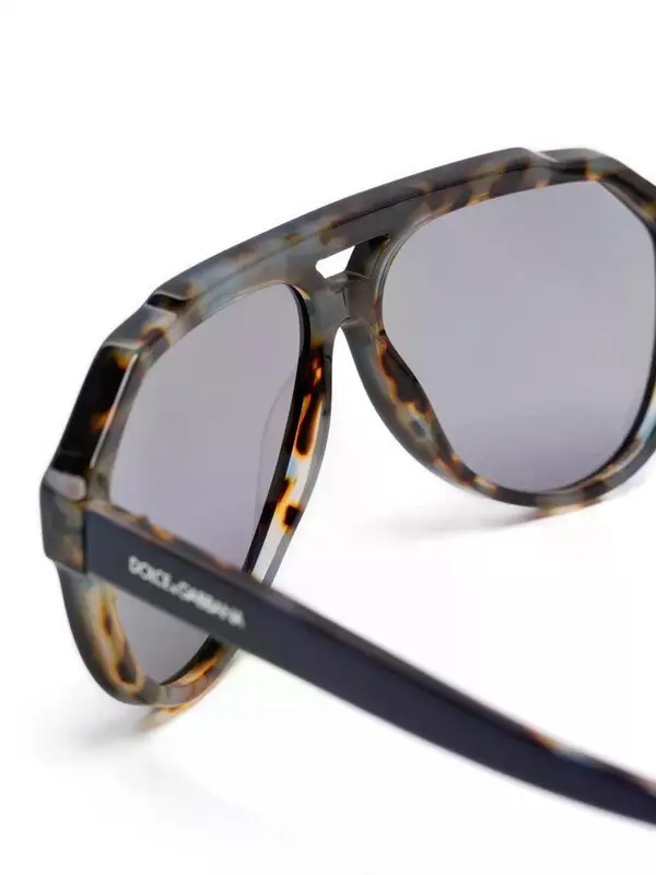 Dolce & Gabbana Logo-engraved Sunglasses