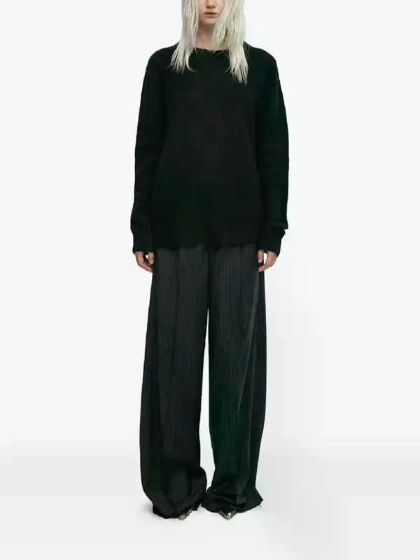 MAINLESS Crew-neck Sweater - Black