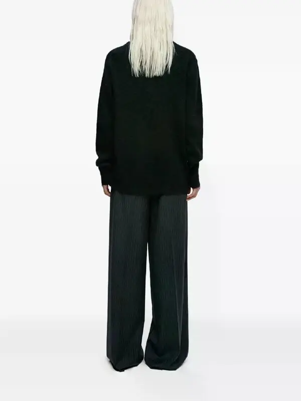 MAINLESS Crew-neck Sweater - Black