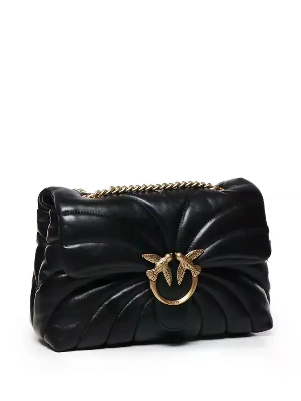 Pinko Large Love Puff Shoulder Bag With Butterfly Pattern