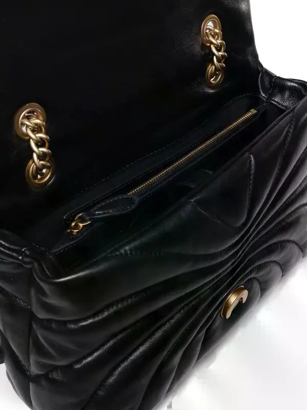 Pinko Large Love Puff Shoulder Bag With Butterfly Pattern