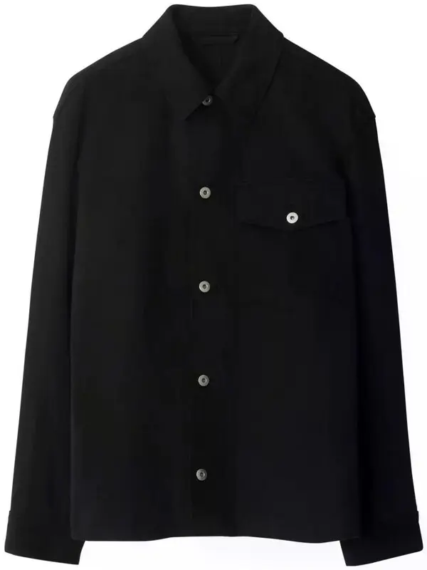 Burberry Ekd Cotton Overshirt Jacket