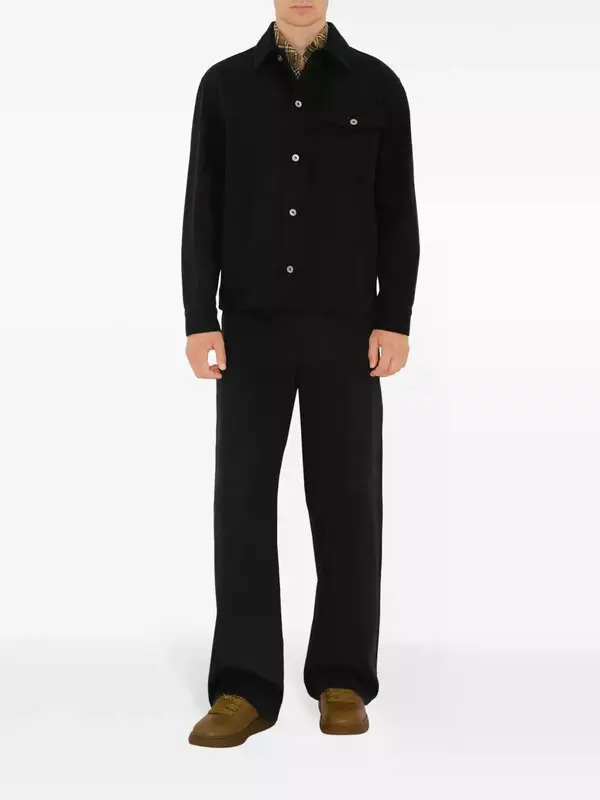Burberry Ekd Cotton Overshirt Jacket