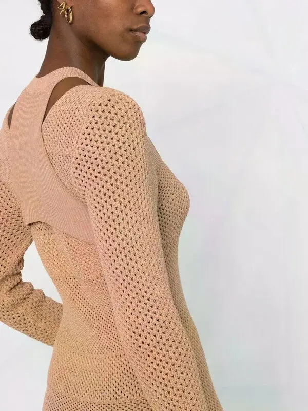 ANDREĀDAMO Knitted Midi Dress