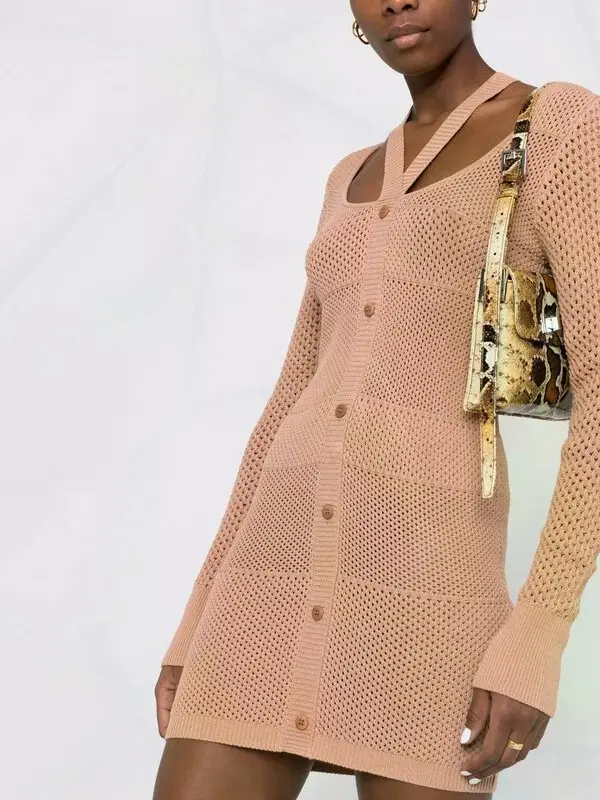 ANDREĀDAMO Knitted Midi Dress