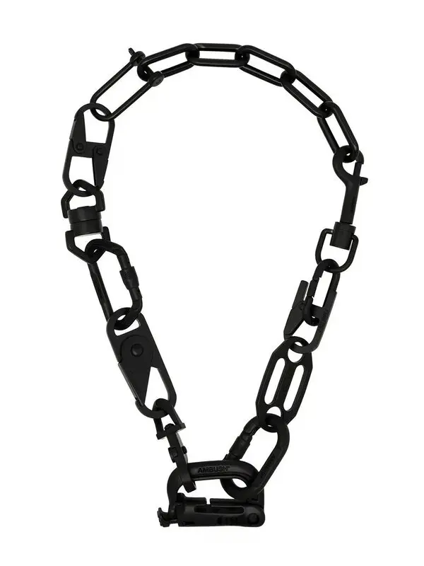 AMBUSH Carabiner Chain Necklace - Black