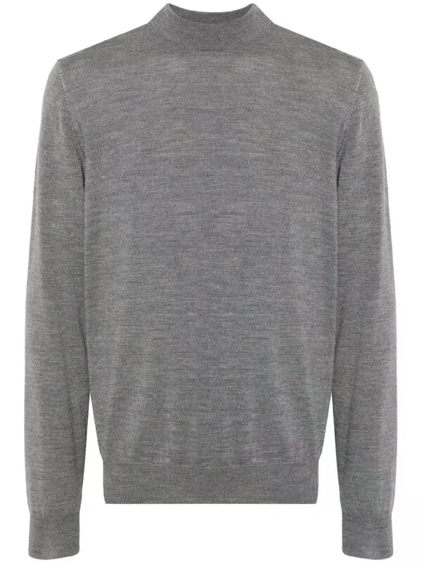 J. Lindeberg Korman Merino Wool Sweater - Grey