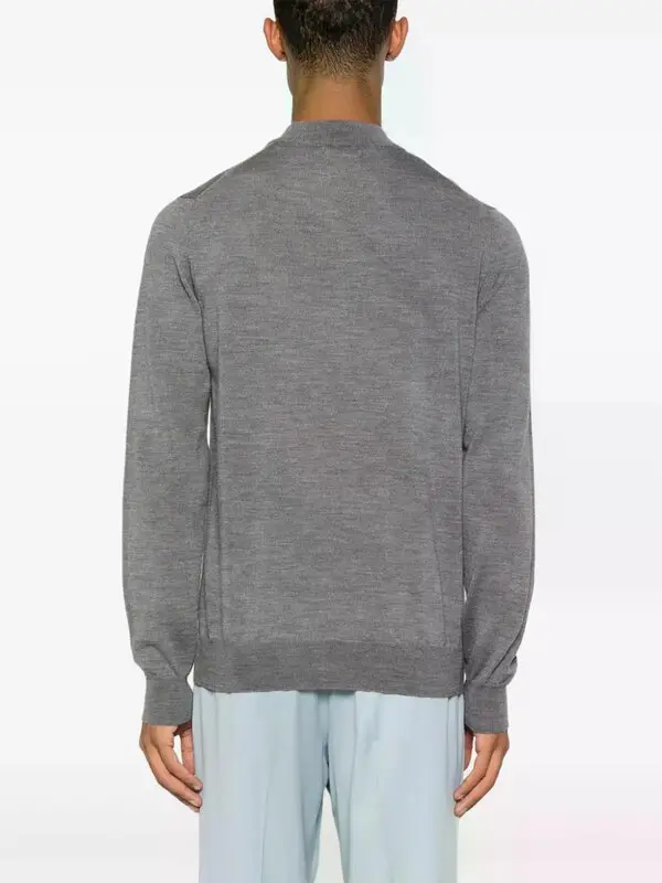 J. Lindeberg Korman Merino Wool Sweater - Grey