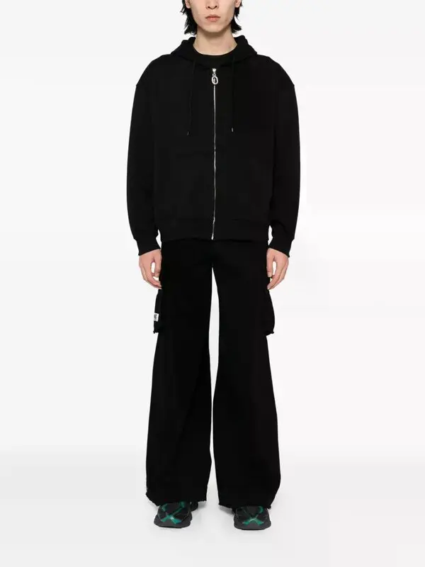 GROUND ZERO Cargo Trousers With Frayed Detailing