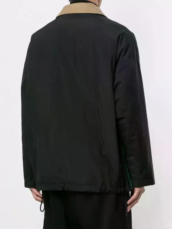 PORTS V Contrast Panel Drawstring Jacket