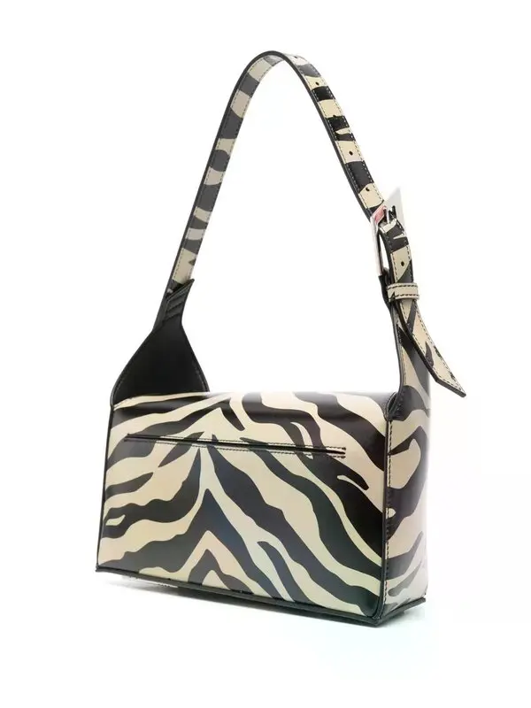 Attico 7/7 Zebra-print Shoulder Bag