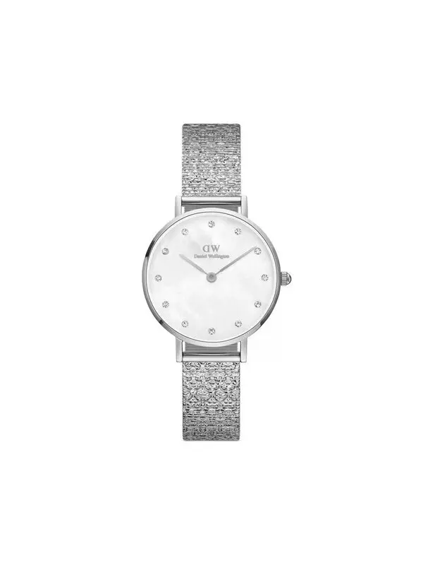 DANIEL WELLINGTON Petite Pressed Studio Lumine 28mm Timepiece - White
