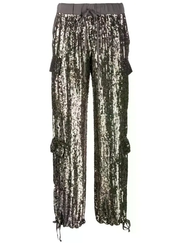 P.a.r.o.s.h Gamma Sequin-embellished Trousers