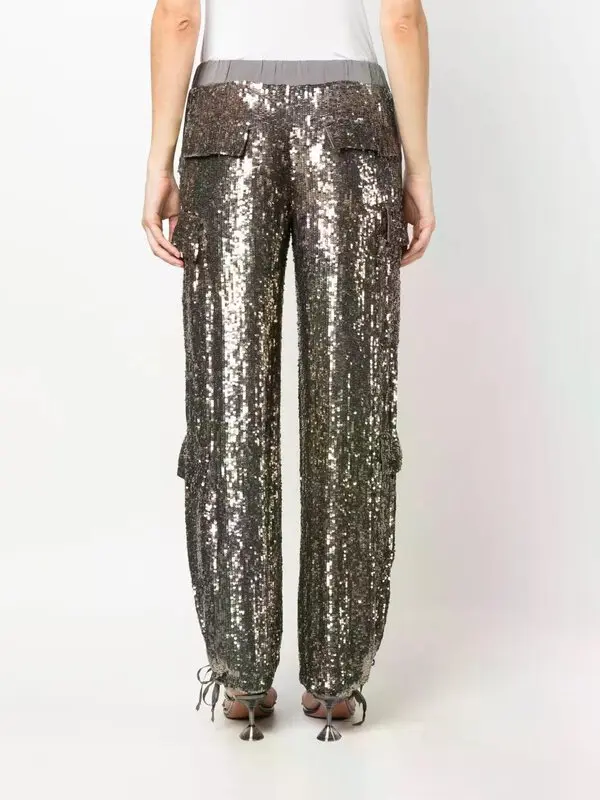 P.a.r.o.s.h Gamma Sequin-embellished Trousers