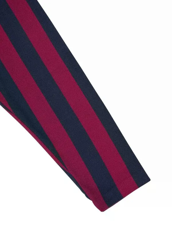PAULA Cotton Striped Blazer - Red