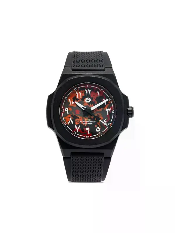 NUUN OFFICIAL X Fatcarbon Mars Valley 40mm Watch - Red