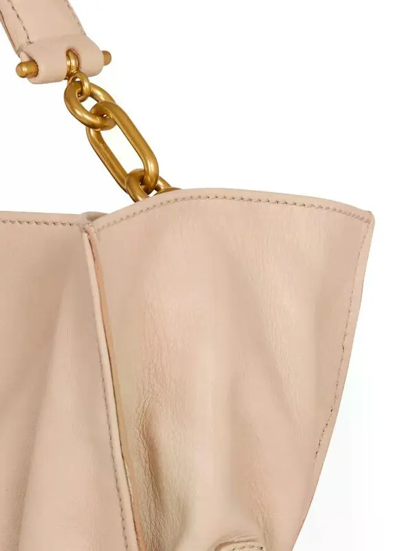 Balmain Anthem Shoulder Bag - Neutrals