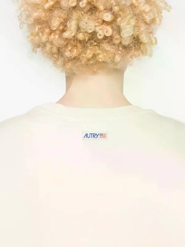 AUTRY Logo-patch Cotton Sweatshirt