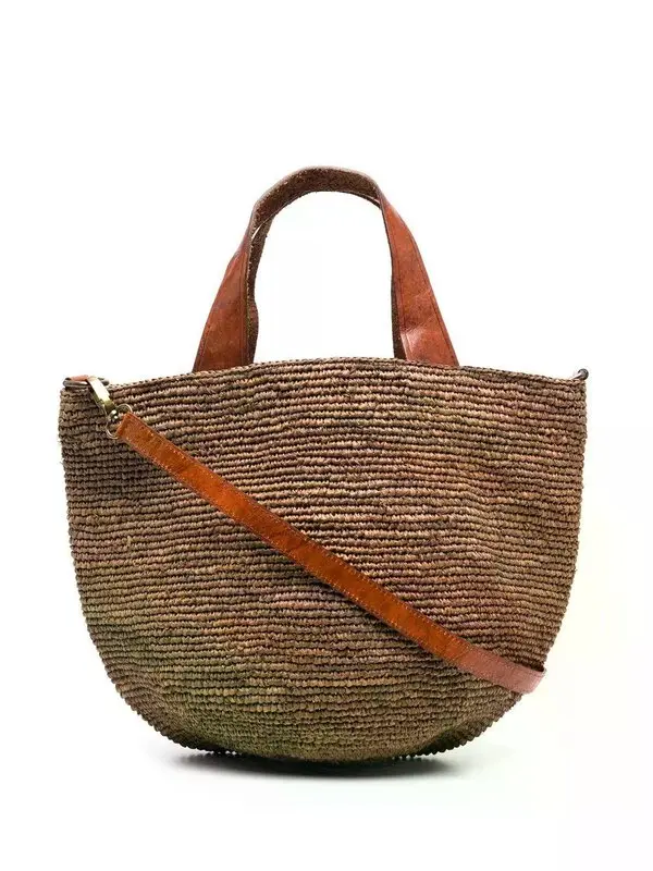 IBELIV Mirozy Crocheted Raffia Tote Bag