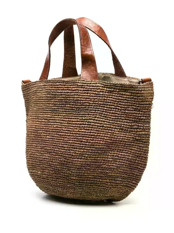 IBELIV Mirozy Crocheted Raffia Tote Bag