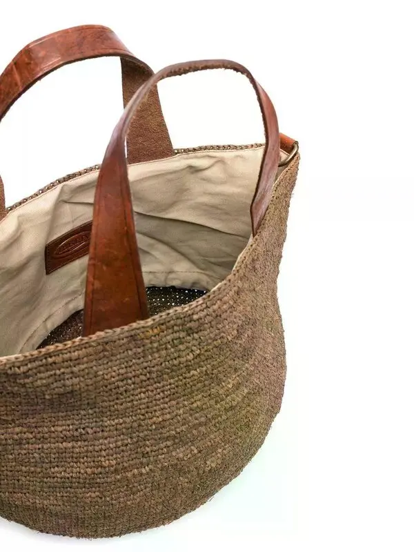 IBELIV Mirozy Crocheted Raffia Tote Bag