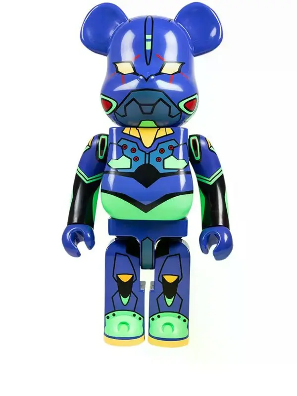 MEDICOM TOY Evangelion Unit 01 Be@rbrik 1000% Figure - Blue