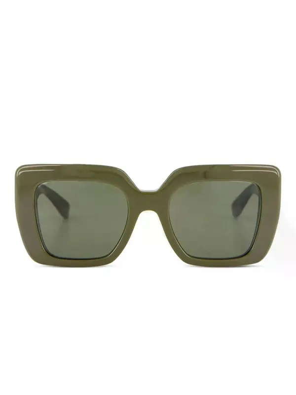 EMMANUELLE KHANH Square Frame Sunglasses - Green