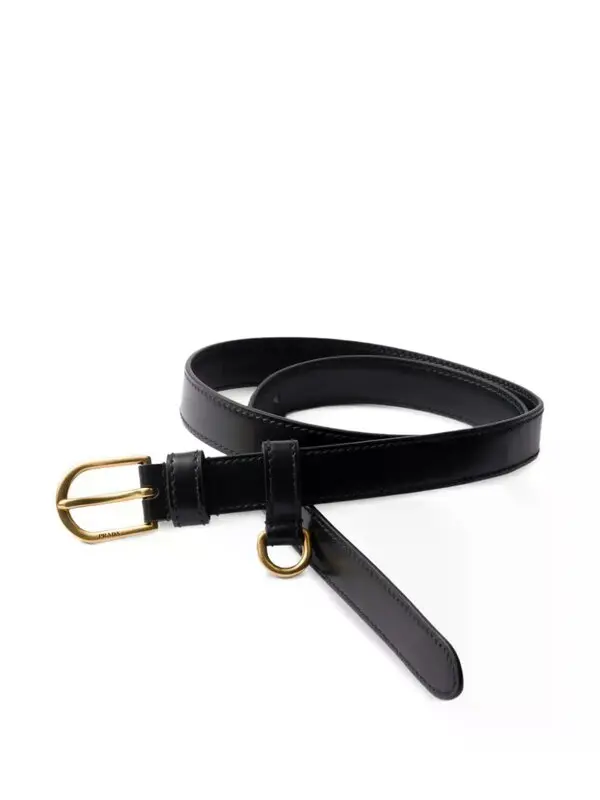 Prada Leather Belt - Black