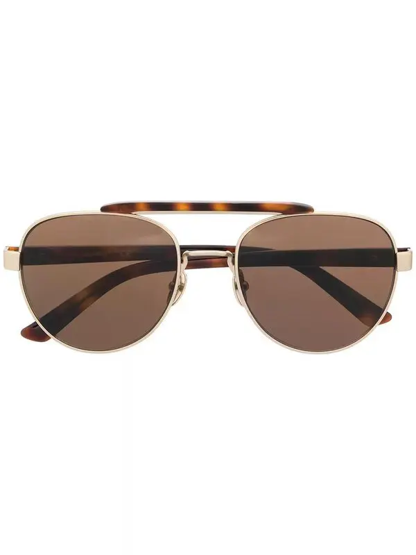 Calvin Klein Ck19306 Round-frame Sunglasses - Brown
