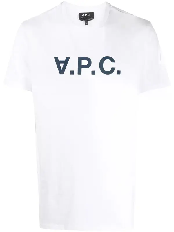 A.p.c. Logo Print T-shirt - White