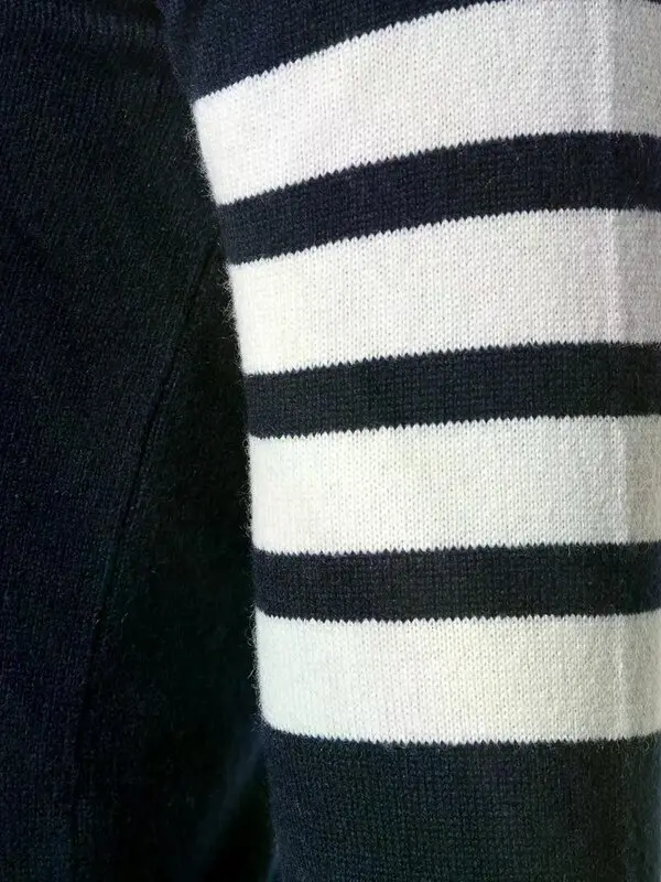 Thom Browne Striped Turtleneck Cashmere Sweater