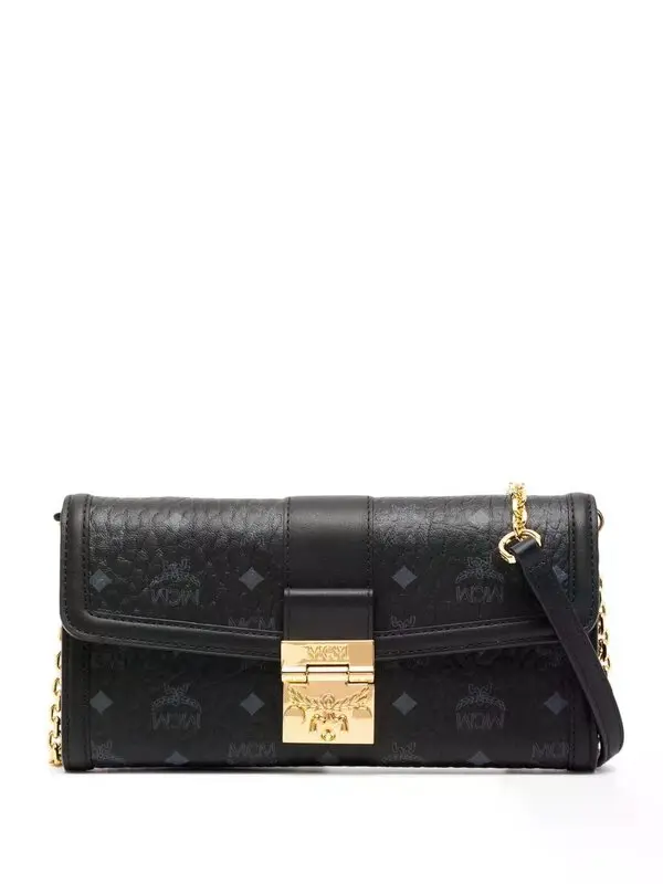 Mcm Large Tracy Crossbody Wallet - Black