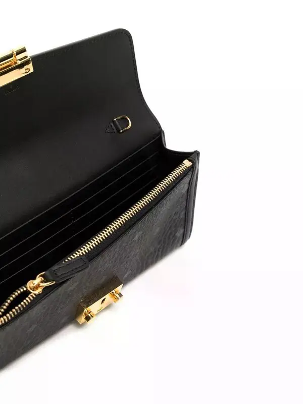 Mcm Large Tracy Crossbody Wallet - Black