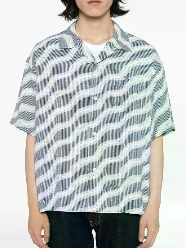 Visvim Copa Silk Shirt - Blue