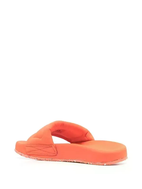 Heron Preston Logo-patch Slip-on Slides - Orange