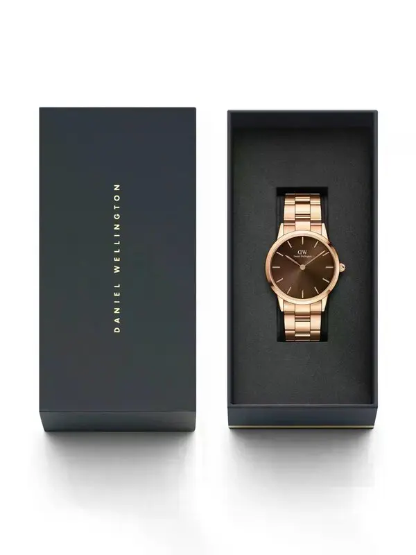 DANIEL WELLINGTON Stainless Steel Link Bracelet Watch