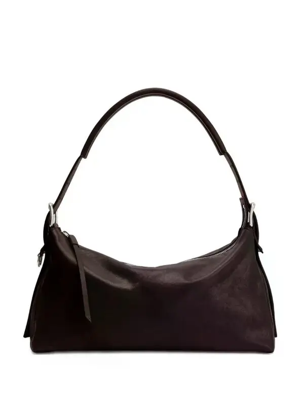 LEMAIRE Belted Leather Shoulder Bag - Brown
