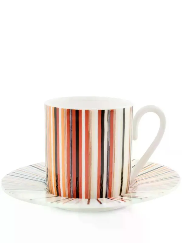 Missoni Jenkins Coffee Cup And Saucer - Orange