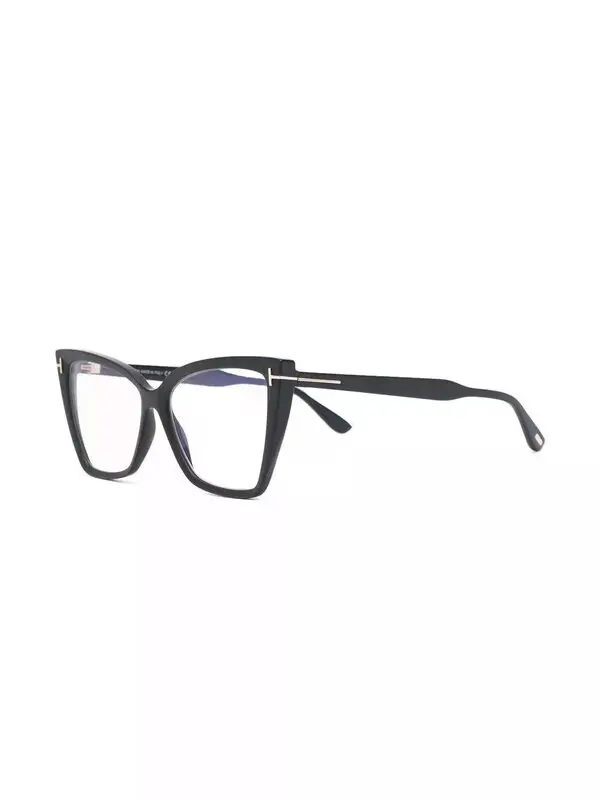 TOM FORD Geometric-frame Glasses - Black