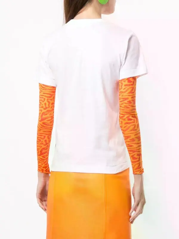 Play Comme Des Garcon Heart Logo-print Short Sleeved T-shirt