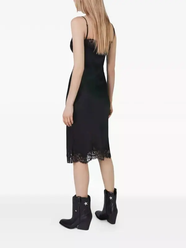 Stella McCartney Guipere Lace-trim Midi Dress