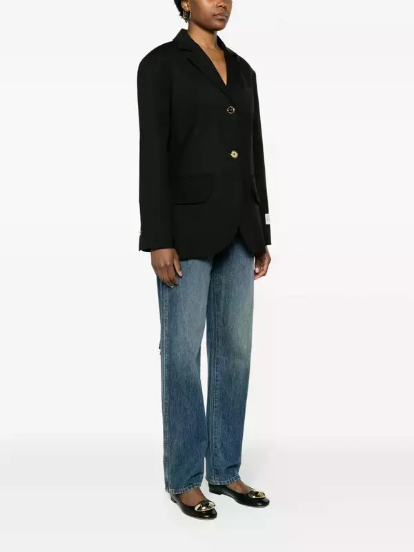 PATOU Single-breasted Belted Blazer