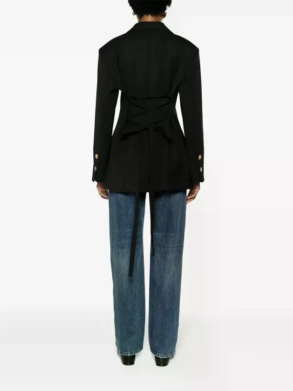 PATOU Single-breasted Belted Blazer