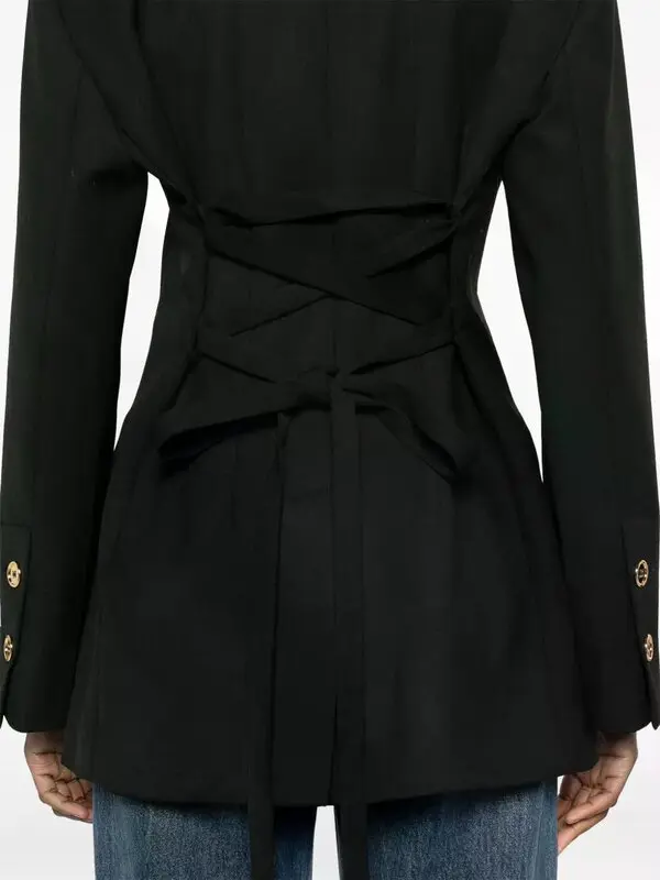 PATOU Single-breasted Belted Blazer