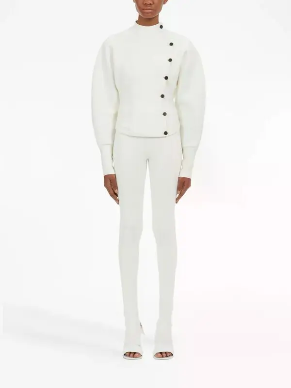 FERRAGAMO Asymmetric Knitted Jacket
