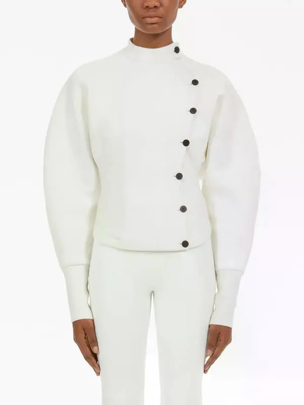FERRAGAMO Asymmetric Knitted Jacket