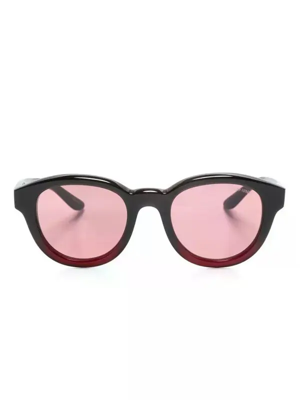 Giorgio Armani Round-frame Sunglasses - Black
