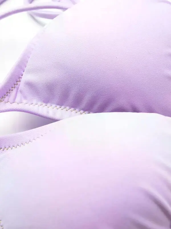 REINA OLGA Miami Lurex Bikini Set - Purple