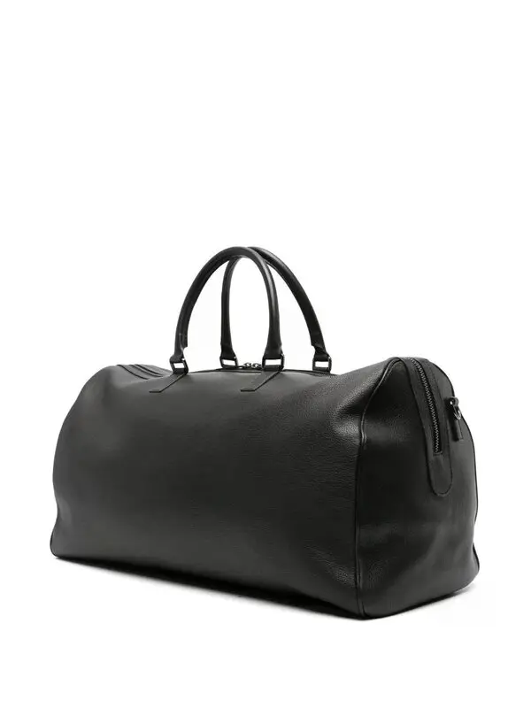 Roberto Cavalli Rc Plaque Leather Holdall Bag