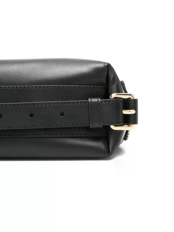 Moschino Leather Tote Bag - Black